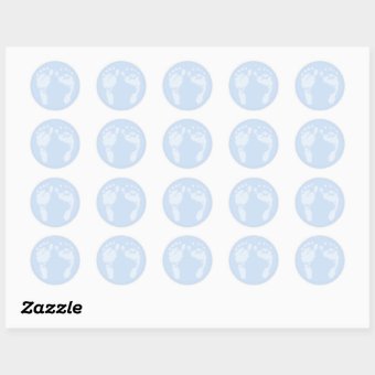 Baby Feet Stickers | Zazzle