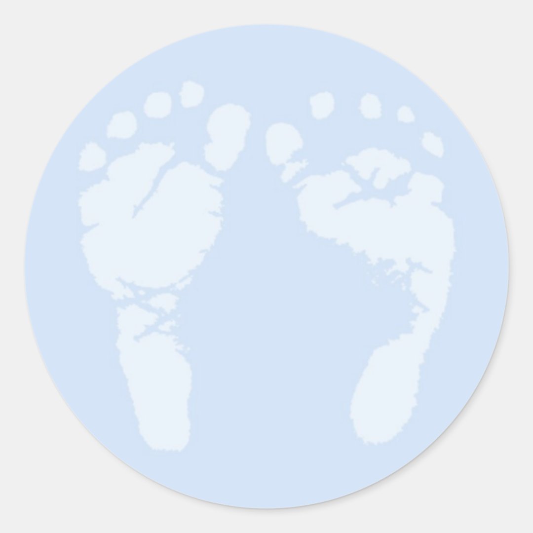 Baby Feet Stickers | Zazzle