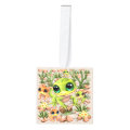 Baby Geckos Cute Cartoon Characters Cube Ornament | Zazzle