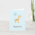 CUTE GIRAFFE THANK YOU | Zazzle.com
