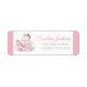 Baby Girl Baby Shower Return Address Labels | Zazzle