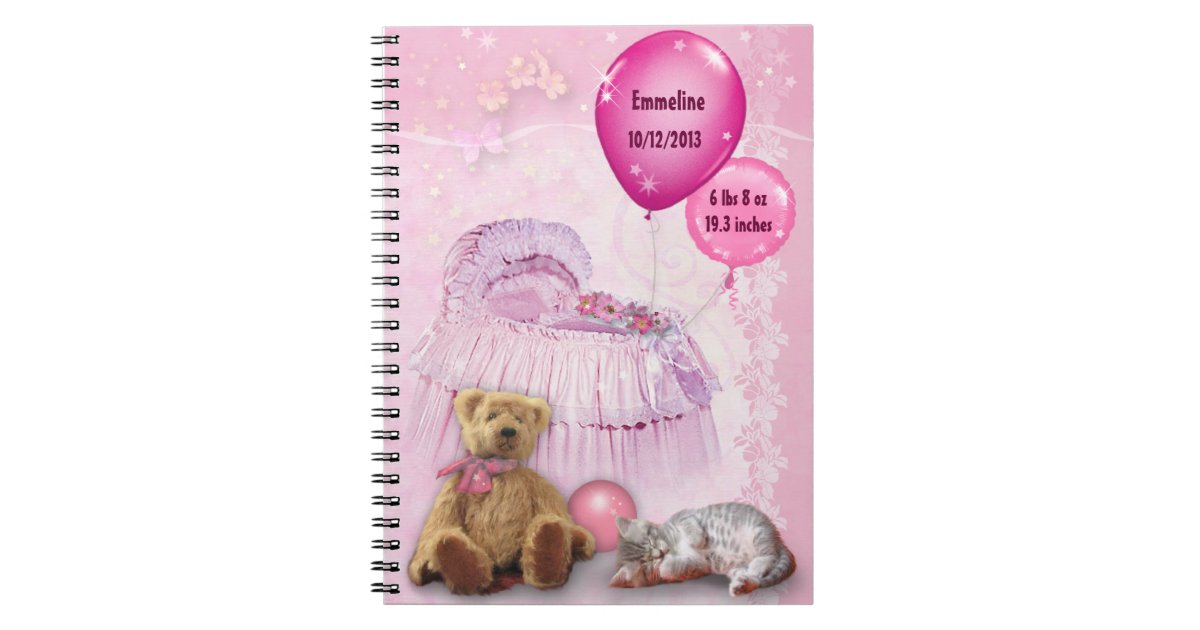 Baby Girl Notebook | Zazzle.com