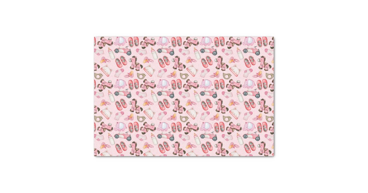 Baby Girl Tissue Paper | Zazzle