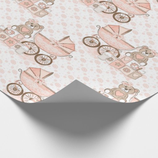 Baby Girl Wrapping Paper | Zazzle
