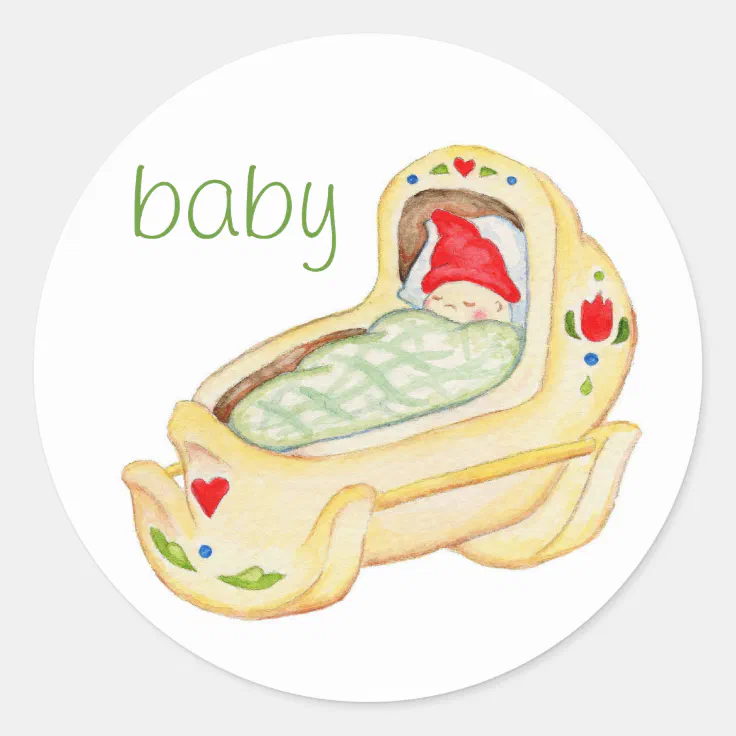 Baby Gnome sticker | Zazzle