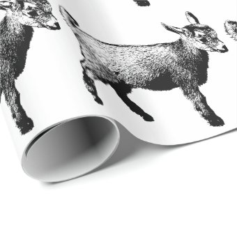 Baby Goat Wrapping Paper | Zazzle