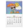 Baby Hippo Children's Calendar | Zazzle
