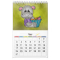 Baby Hippo Children's Calendar | Zazzle