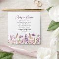 Baby in Bloom Baby Shower Seed Packet Favor Envelope | Zazzle