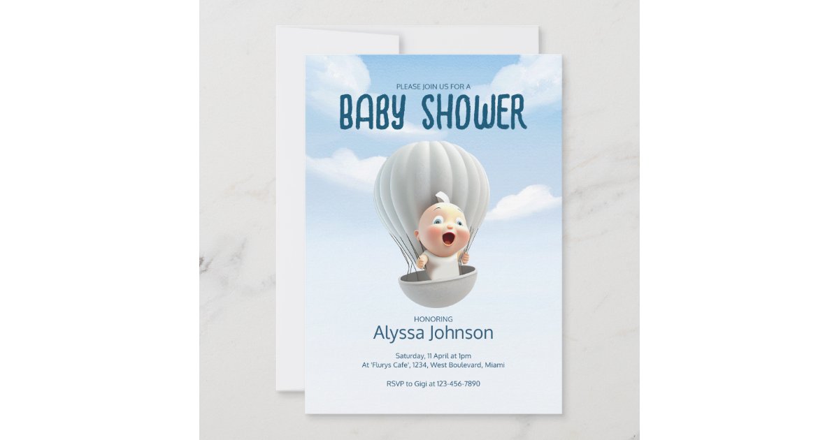 Baby is arriving soon | Baby Shower Invitation | Zazzle