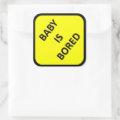 Baby Is Bored Sticker | Zazzle