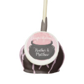 Baby is Brewing Witch Shower Gothic Pink Girl Cake Pops | Zazzle