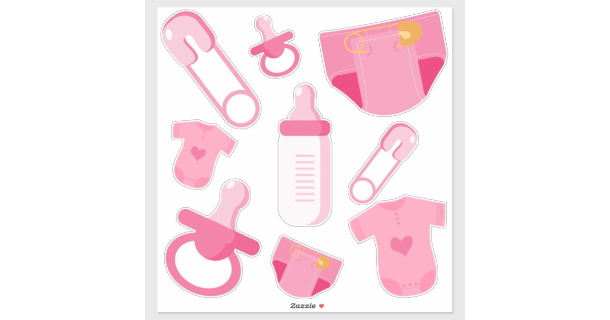 Baby Items Sticker | Zazzle