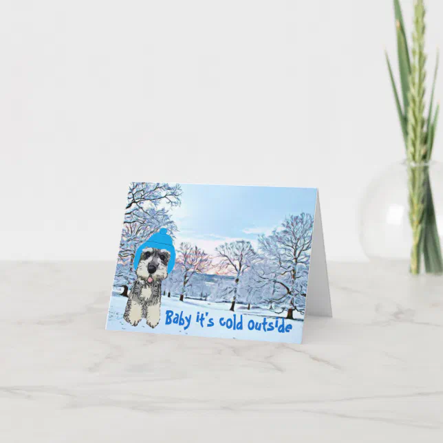 Baby It's Cold Outside Card | Zazzle