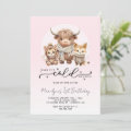 Baby It's Cold Outside Girl 1st Birthday Invitation | Zazzle