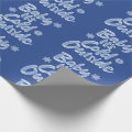 Baby It's Cold Outside Icy Blue Frozen Christmas Wrapping Paper | Zazzle