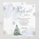 Baby It's Cold Outside Winter Tree Thank You Card | Zazzle