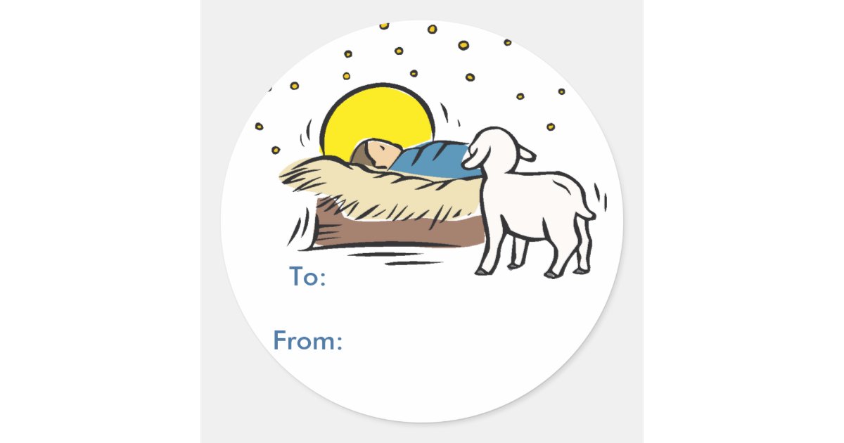 Baby Jesus Gift Tags | Zazzle
