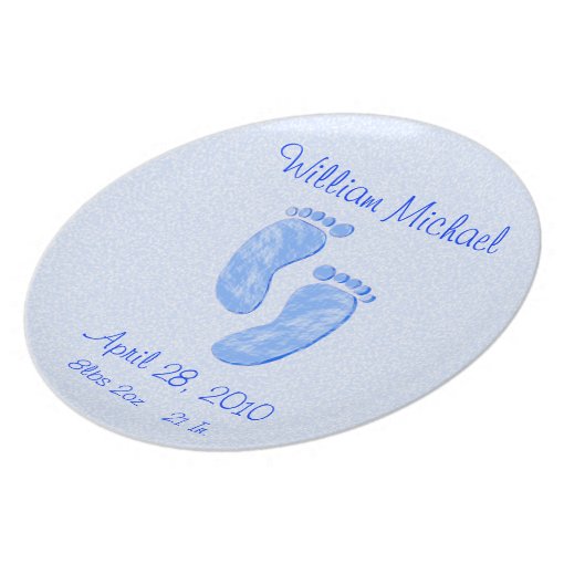 Baby Keepsake Birthplate - Personalized Plate | Zazzle