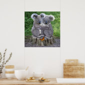 Baby Koala Bear Huggies Poster | Zazzle