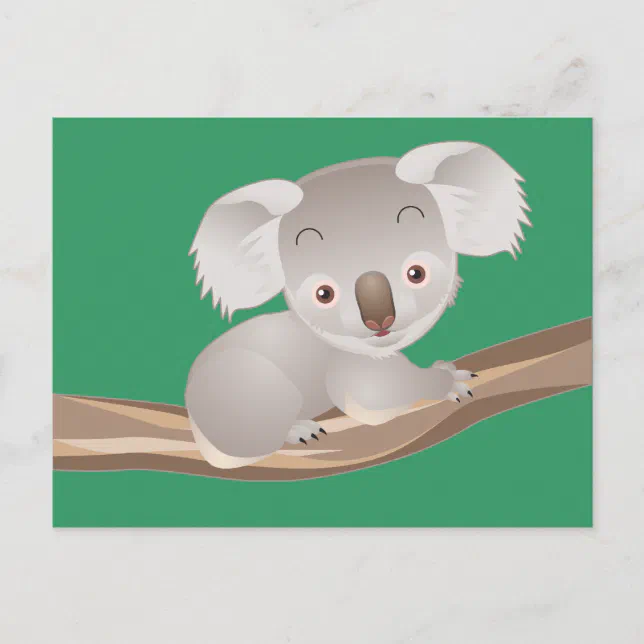 Baby Koala Postcard | Zazzle