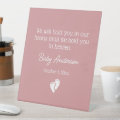 Baby Loss and Miscarriage Memorial Pedestal Sign | Zazzle