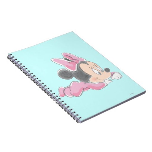 Baby Minnie Mouse | Pink Pajamas Notebook | Zazzle