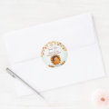 Baby Naming Namkaran Cradle Ceremony favor Classic Round Sticker | Zazzle