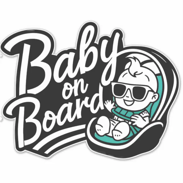 Baby On Board Sticker | Zazzle