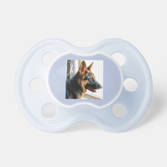 Islam Islamic bismillah basmallah gold blue baby Pacifier | Zazzle.com