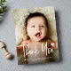 Baby Photo Thank you Heart Birth announcement Postcard | Zazzle