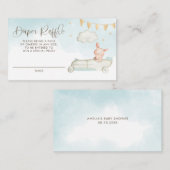Baby Pig in Convertible Baby Shower Diaper Raffle Enclosure Card | Zazzle