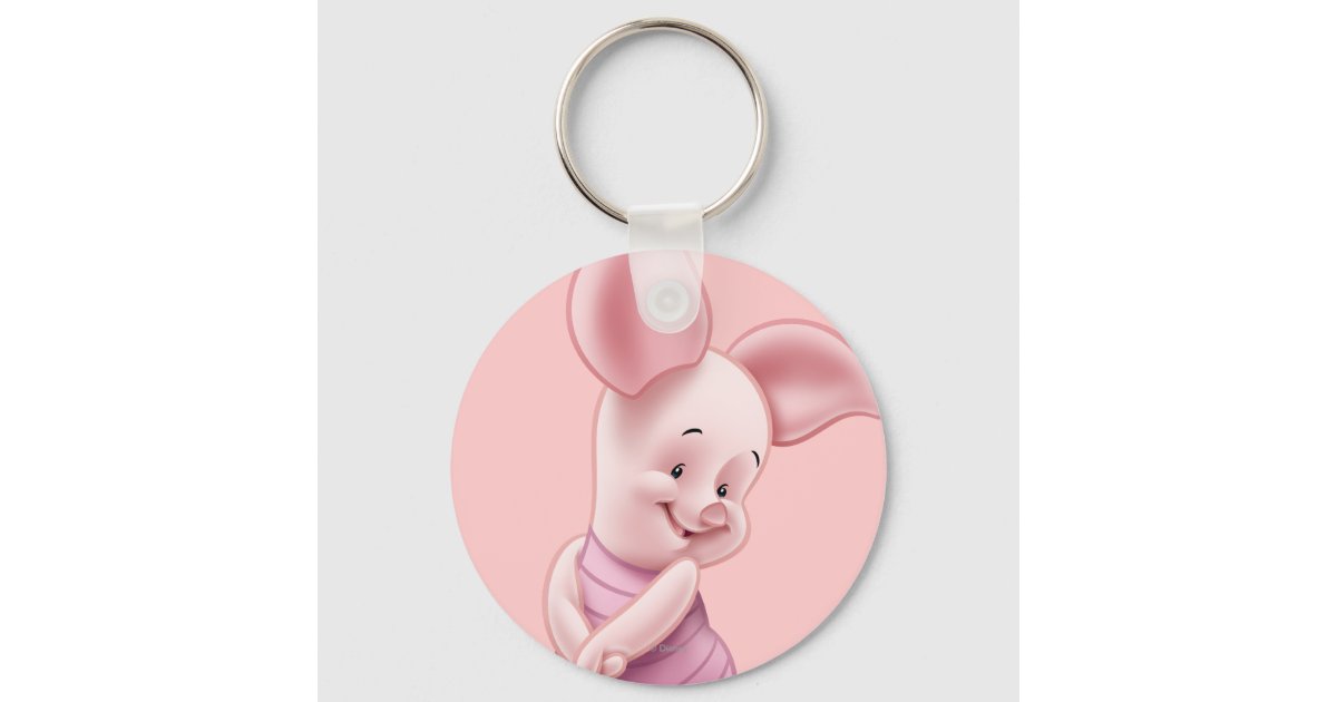 Baby Piglet Keychain | Zazzle