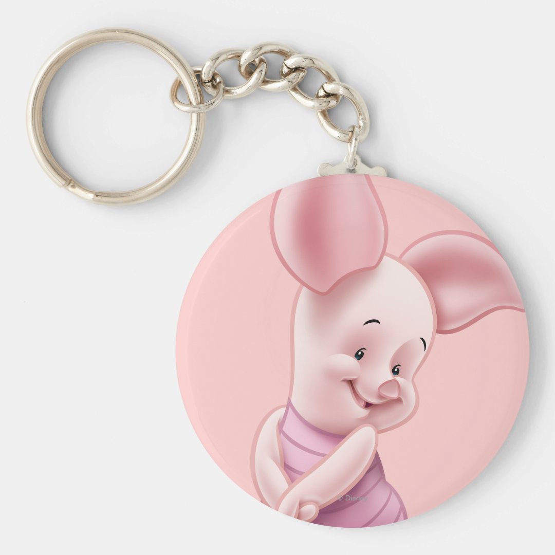 Baby Piglet Keychain | Zazzle