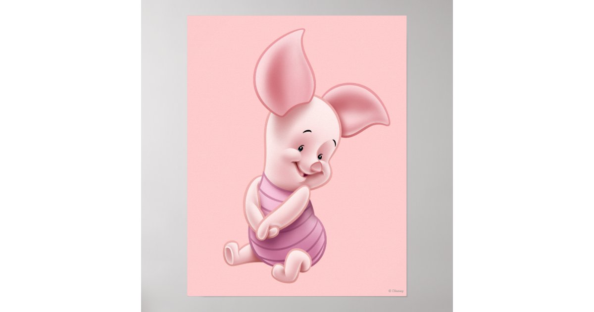 Baby Piglet Poster | Zazzle