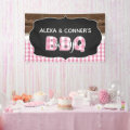 Baby Q Baby Shower Banner - Pink | Zazzle
