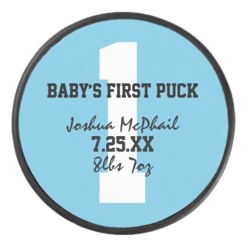 Baby’s First Hockey Puck | Zazzle