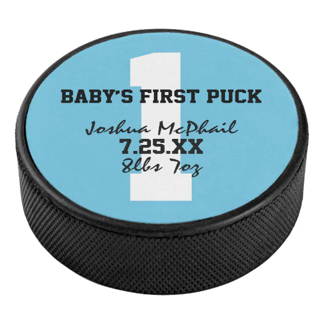 Baby’s First Hockey Puck | Zazzle