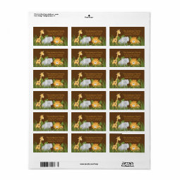 Baby Safari Jungle Address Label | Zazzle