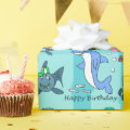 Baby Shark Family Doo Doo Happy Birthday Wrapping Paper | Zazzle