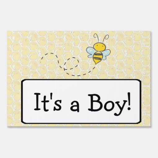 Baby Shower and "Its a Boy" Birth Announcemen Sign | Zazzle