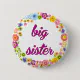 Baby Shower Badge - Big Sister Pinback Button | Zazzle