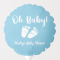 Baby Shower Blue Oh Baby Balloon | Zazzle