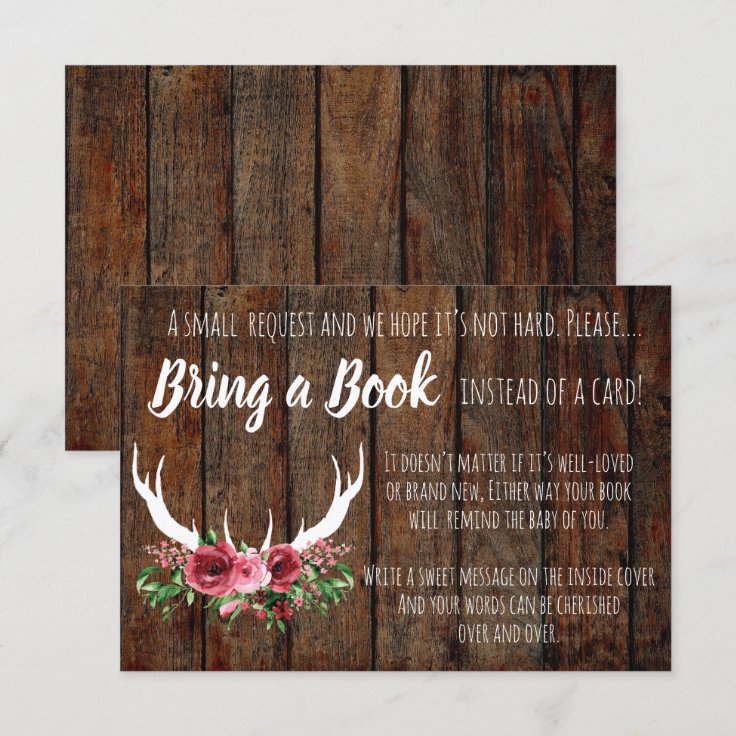 Baby Shower Books For The Baby Card | Zazzle