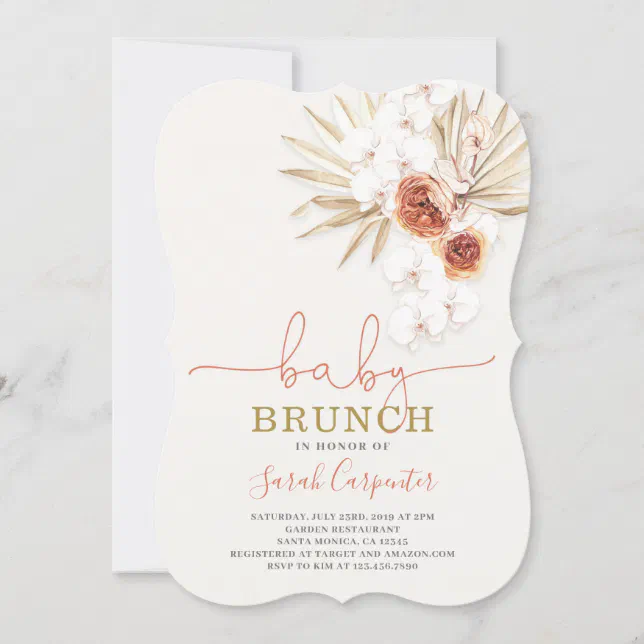 Baby Shower Brunch invitation | Zazzle