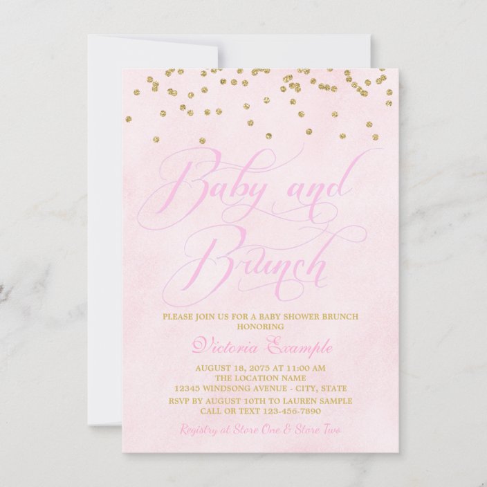 Baby Shower Brunch Invitations | Zazzle.com