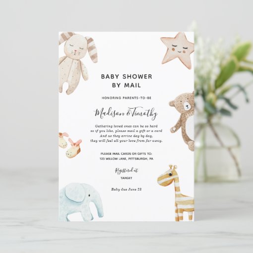 Baby Shower by Mail invitation | Zazzle