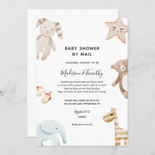 Baby Shower by Mail invitation | Zazzle