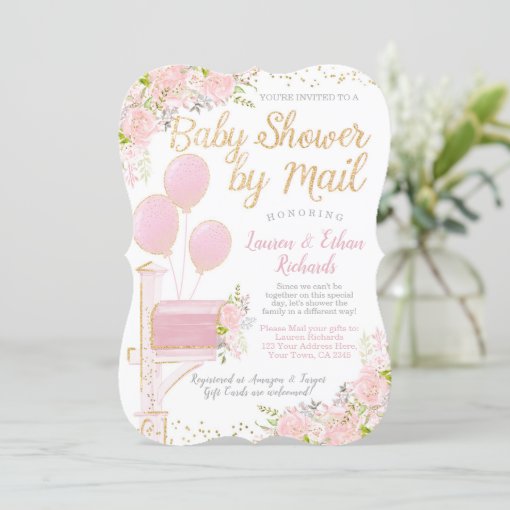 Baby Shower by Mail Invitation | Zazzle