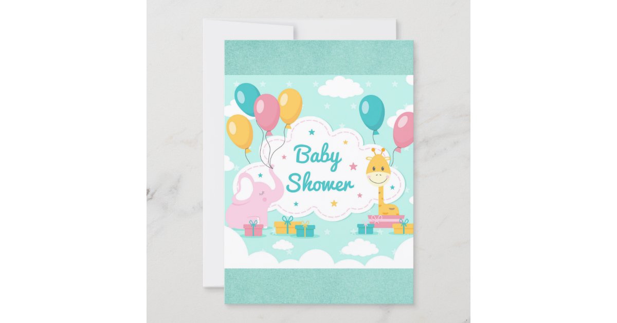 Baby Shower Celebration Invitation | Zazzle